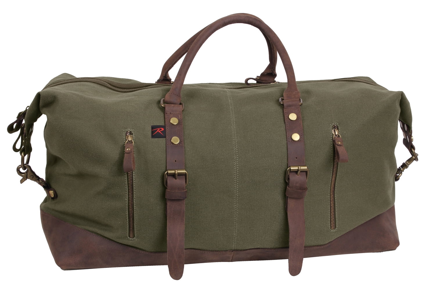 Rothco Large Duffle Travel Weekender Bag with Denim Lining and ...