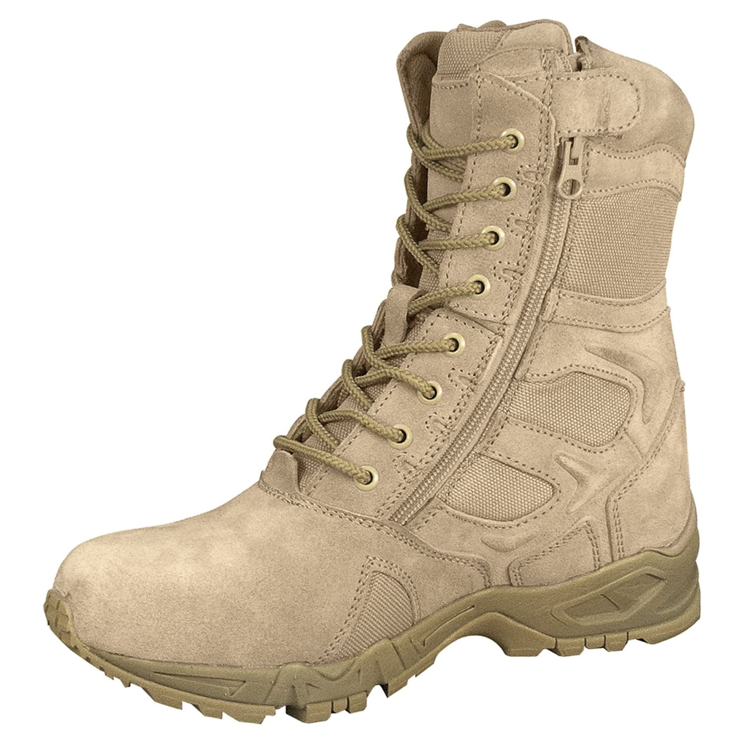 Rothco Forced Entry Deployment Boots With Side Zipper - 8 Inch ...