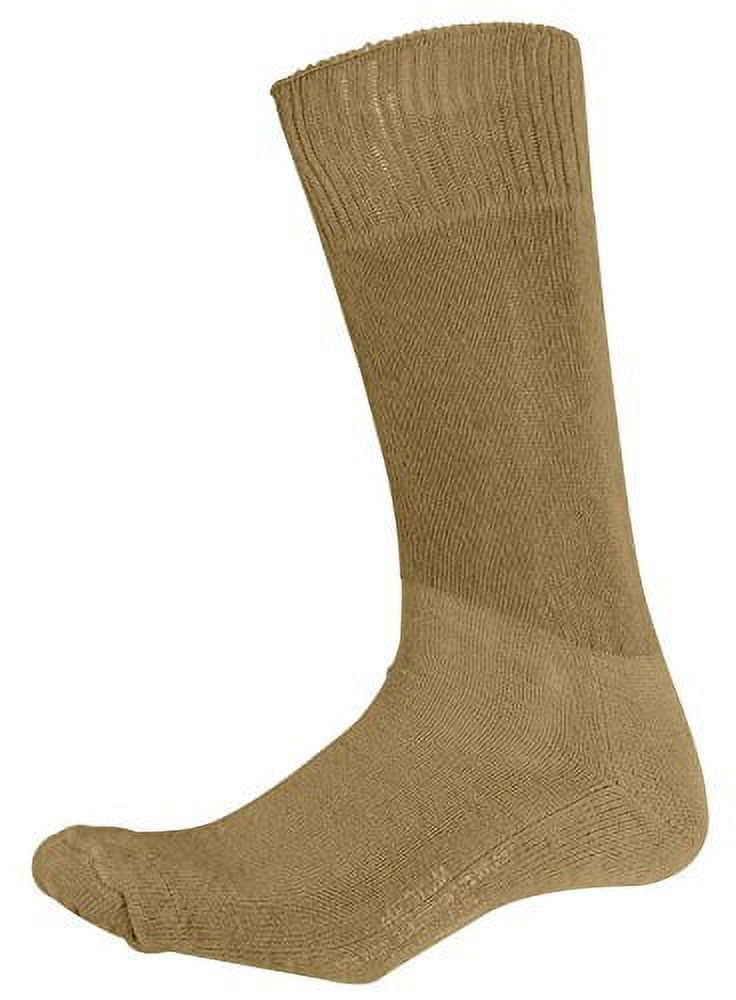 Rothco G.I. Type Cushion Sole Socks, Coyote Brown, Medium - Walmart.com