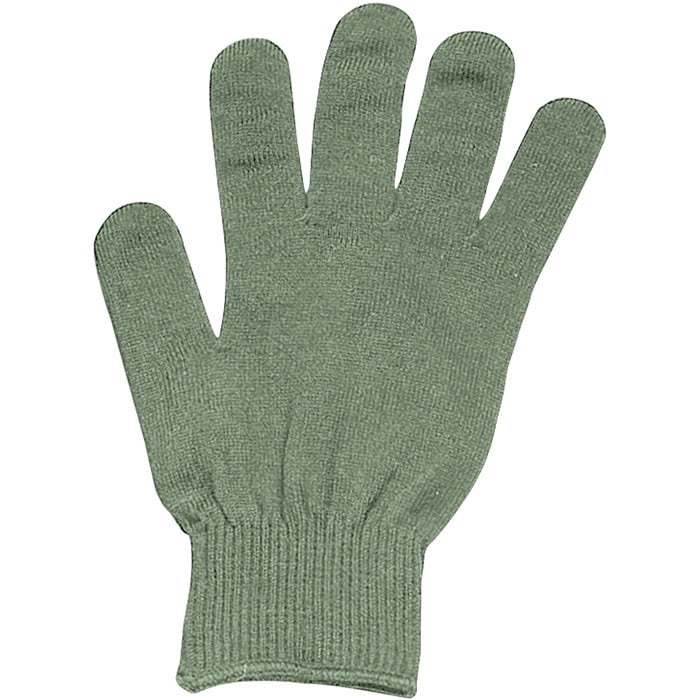 Rothco 9638 G.I. Polypropylene Glove Liners, Olive Drab - One Size ...