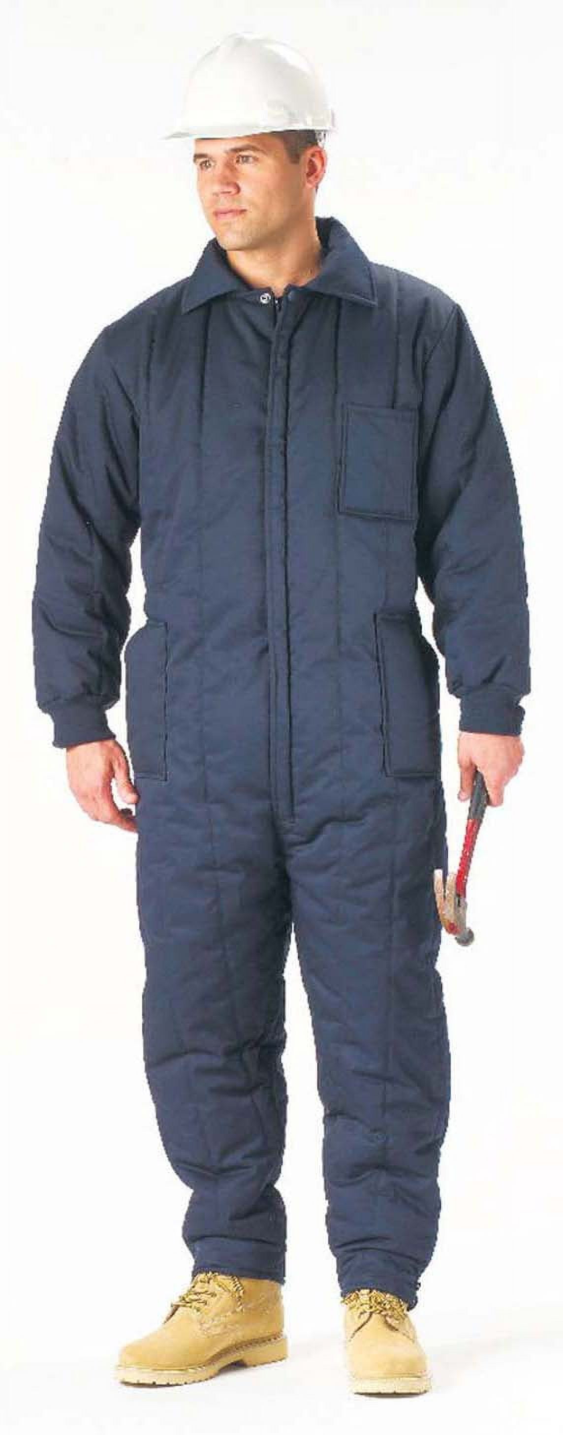 Rothco 4XL Heavy Duty Winter Work Coveralls, Insulated, Navy Blue ...
