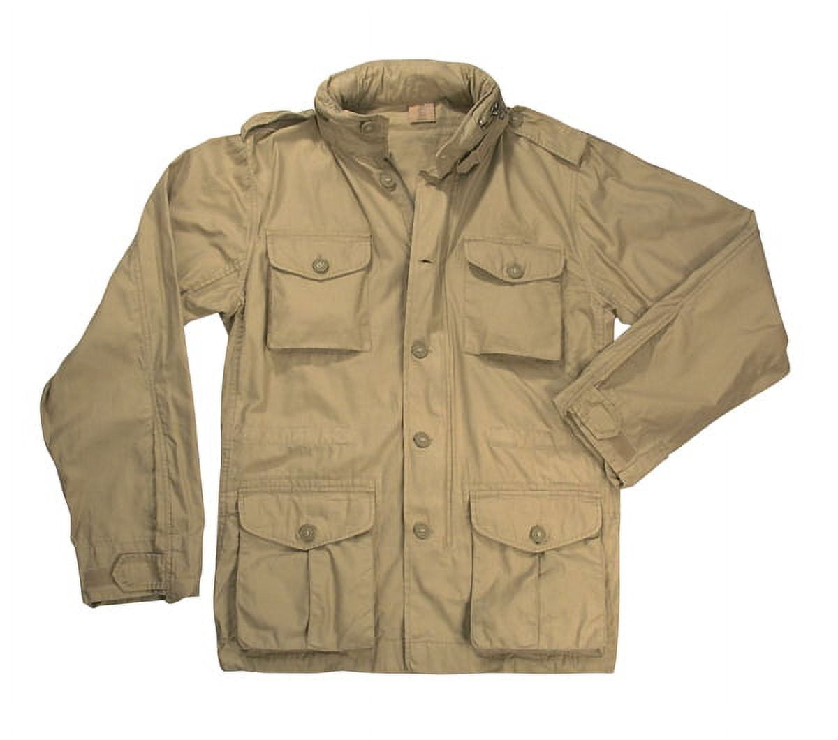 Rothco Khaki Lightweight Vintage M-65 Jacket - 8741 - Medium - Walmart.com