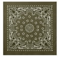 Rothco Extra Large Cotton Bandana - 27 Inch Trainmen Style in Olive ...