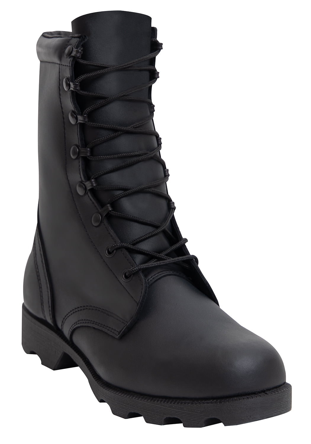 Rothco Men's Shoes Slip-Resistant Combat, Closed Toe Black, 13 ...