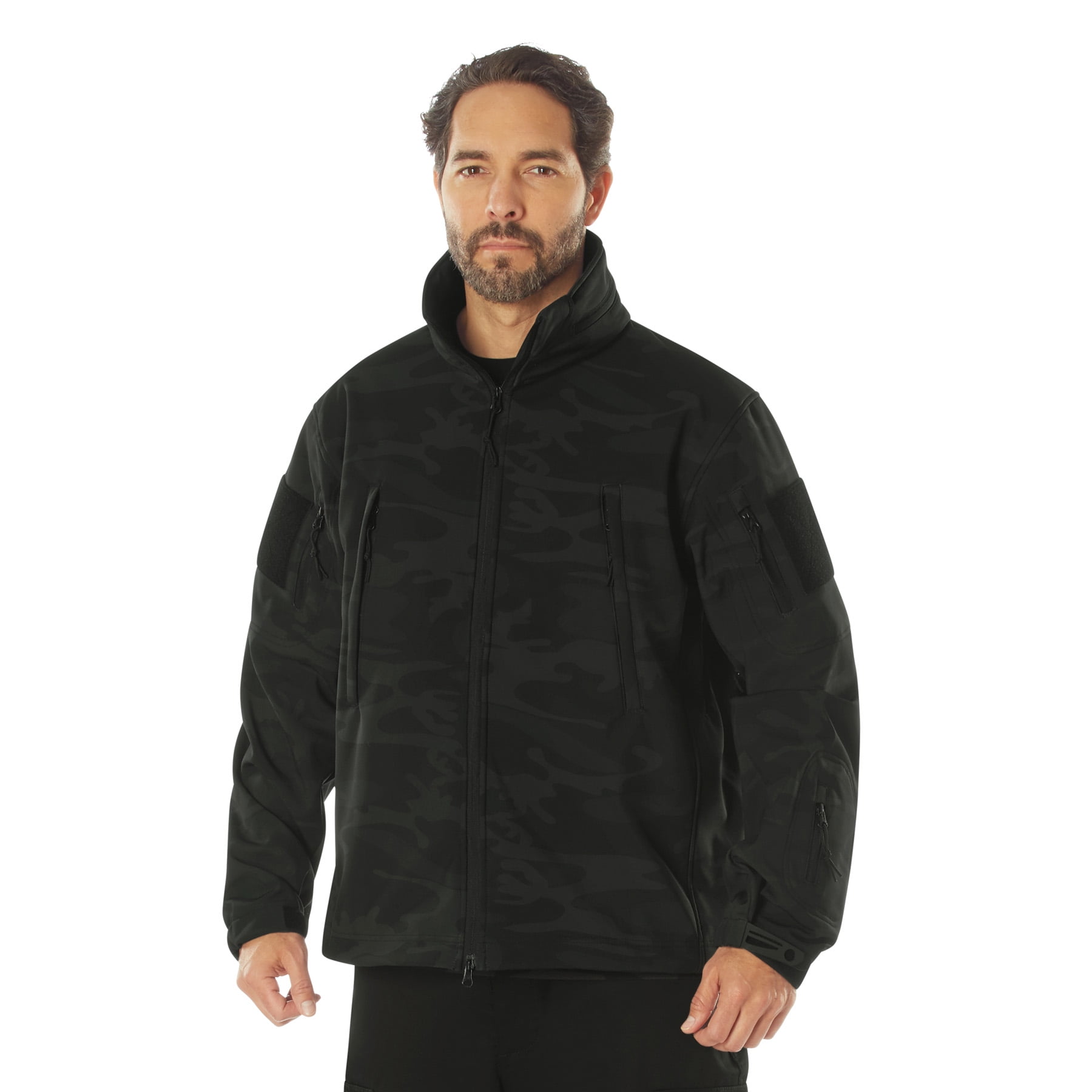Rothco Midnight Camo Special Ops Soft Shell Jackets - Walmart.com