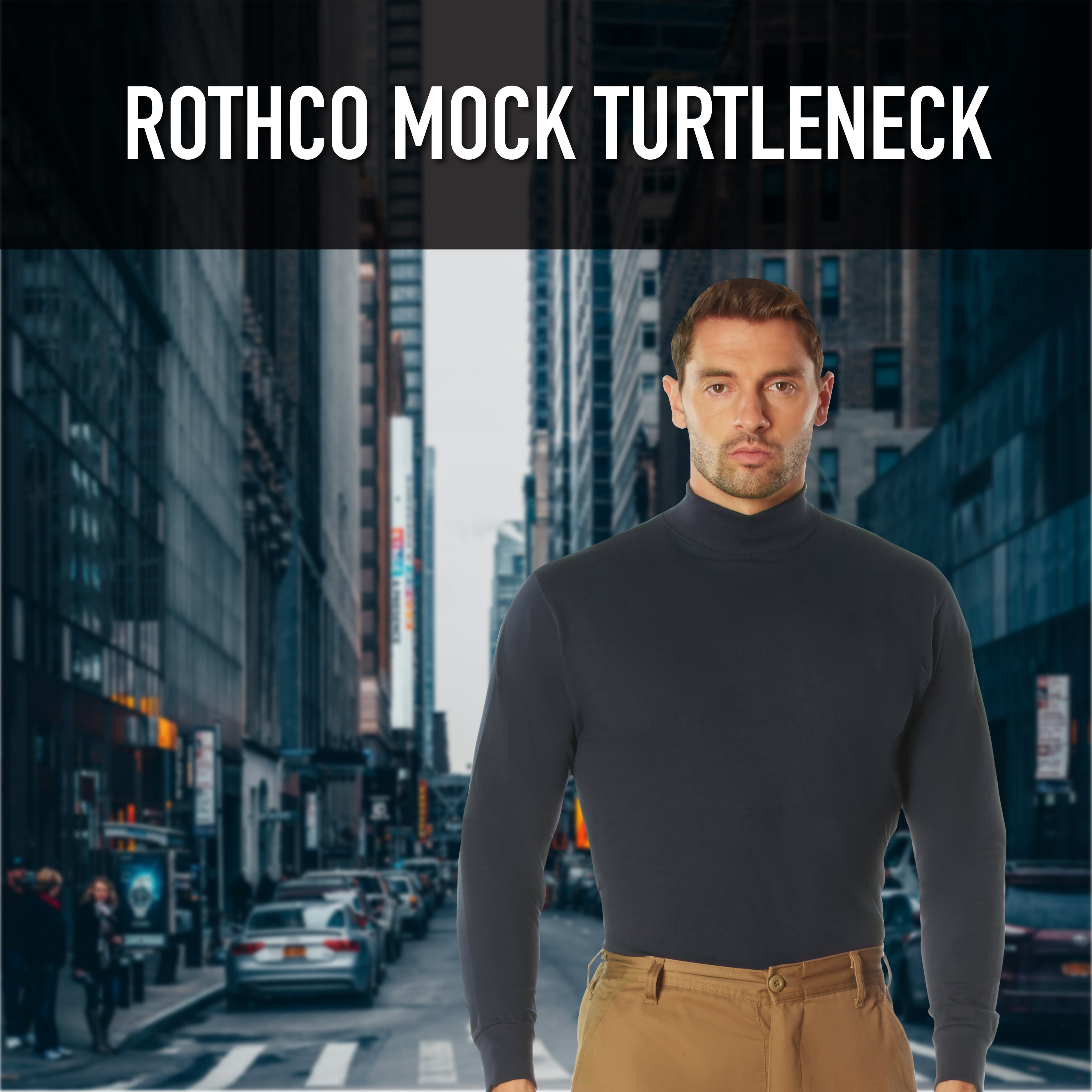 Rothco Mock Turtleneck - Walmart.com