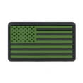 Rothco PVC US Flag Patch with Hook Back, Olive Drab/Black - Walmart.com