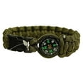 Rothco Paracord/Compass Bracelet, Olive Drab, 7'' - Walmart.com