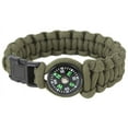 Rothco 12519 9 in. Paracord Compass Bracelet, Olive Drab - Walmart.com
