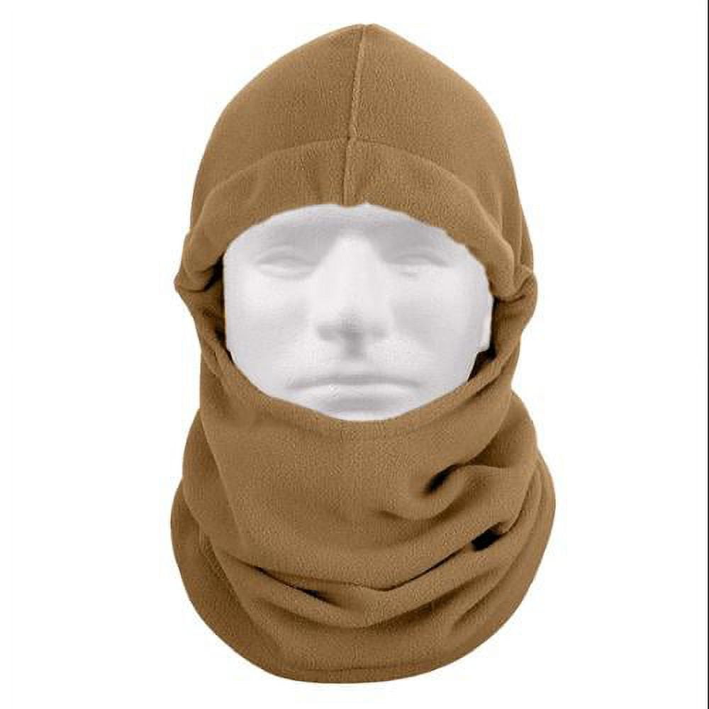 Rothco Polar Fleece Adjustable Balaclava, Coyote Brown - Walmart.com