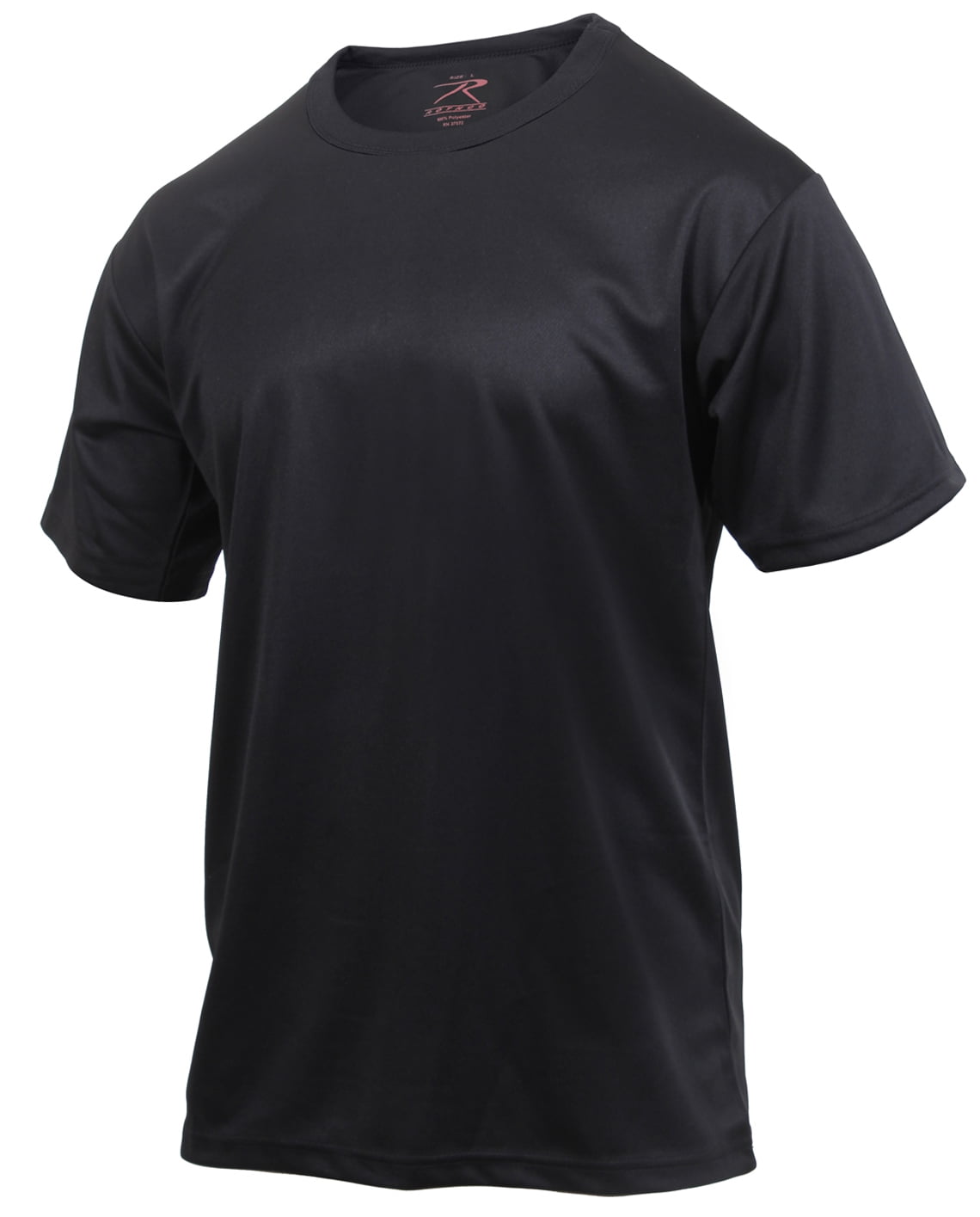 Rothco Quick Dry Moisture Wicking T-Shirt, Black, L - Walmart.com