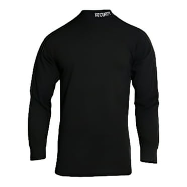 Black Mock Turtleneck with Security Embroidered on the Collar - Walmart.com