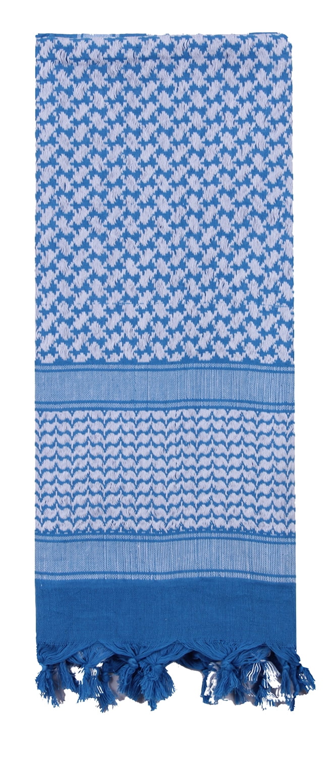 Rothco Shemagh Desert Keffiyeh Scarf, Blue / White - Walmart.com