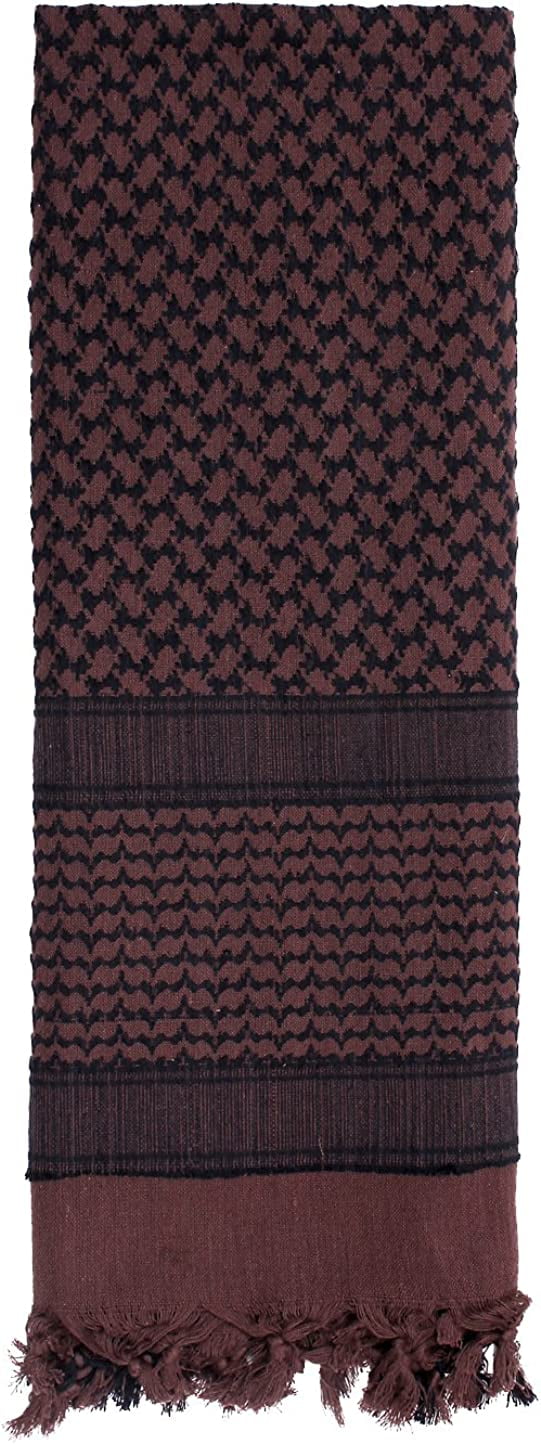 Rothco Shemagh Desert Keffiyeh Scarf, Brown - Walmart.com