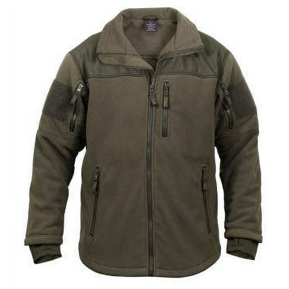 Rothco Spec Ops Fleece Jacket, Olive Drab, Medium, Heavyweight, 7 ...