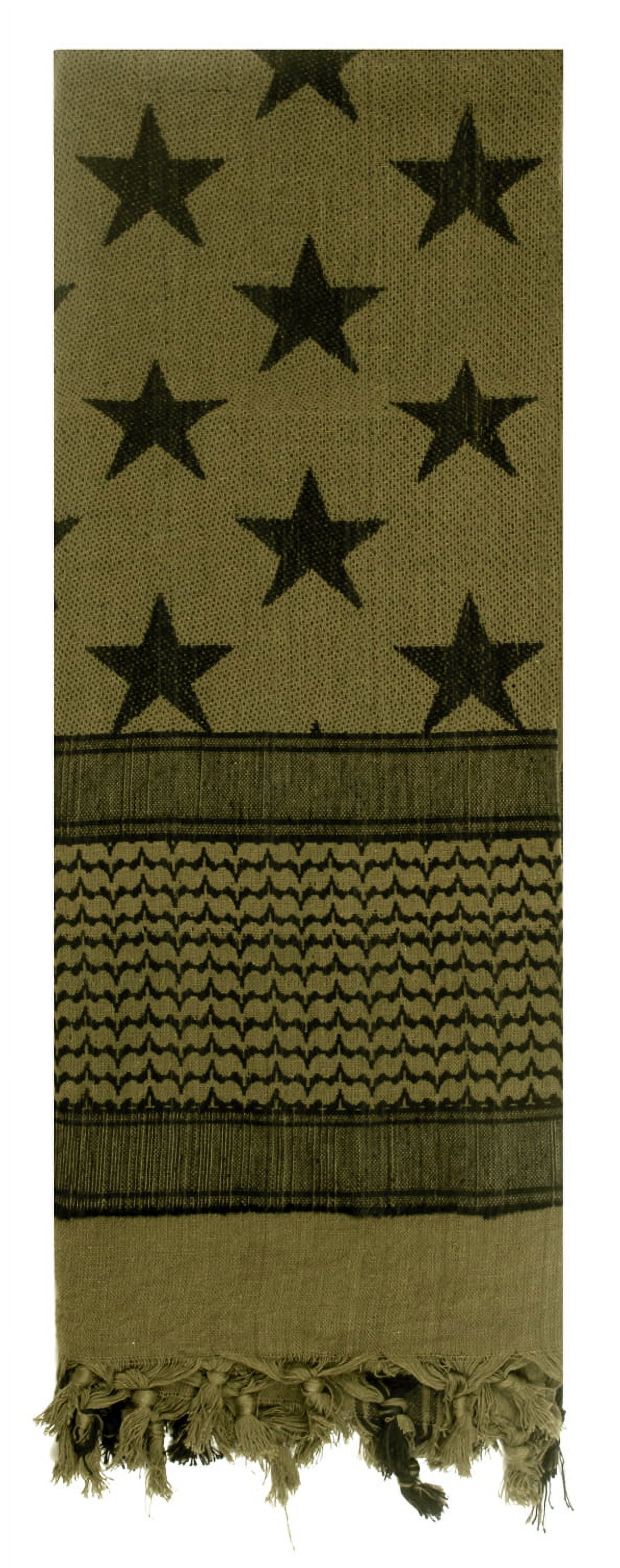 Rothco Stars and Stripes US Flag Shemagh Desert Keffiyeh Scarf ...