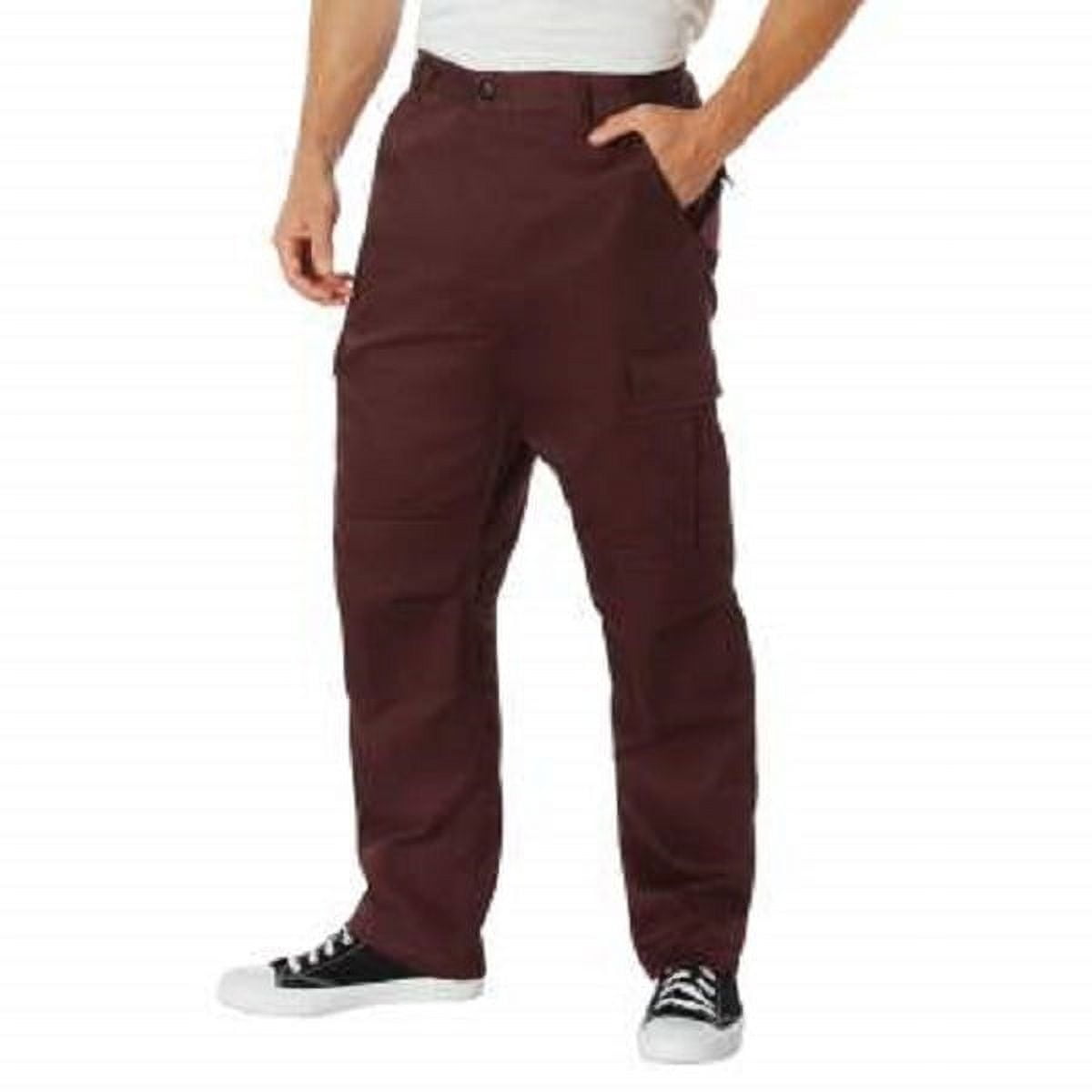 Rothco Tactical BDU Cargo Pants,Maroon - Walmart.com