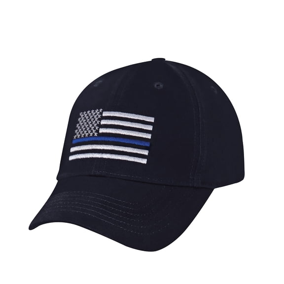 Rothco 19063 Hook & Loop U.S. Flag Low Profile Cap, Black - Walmart.com