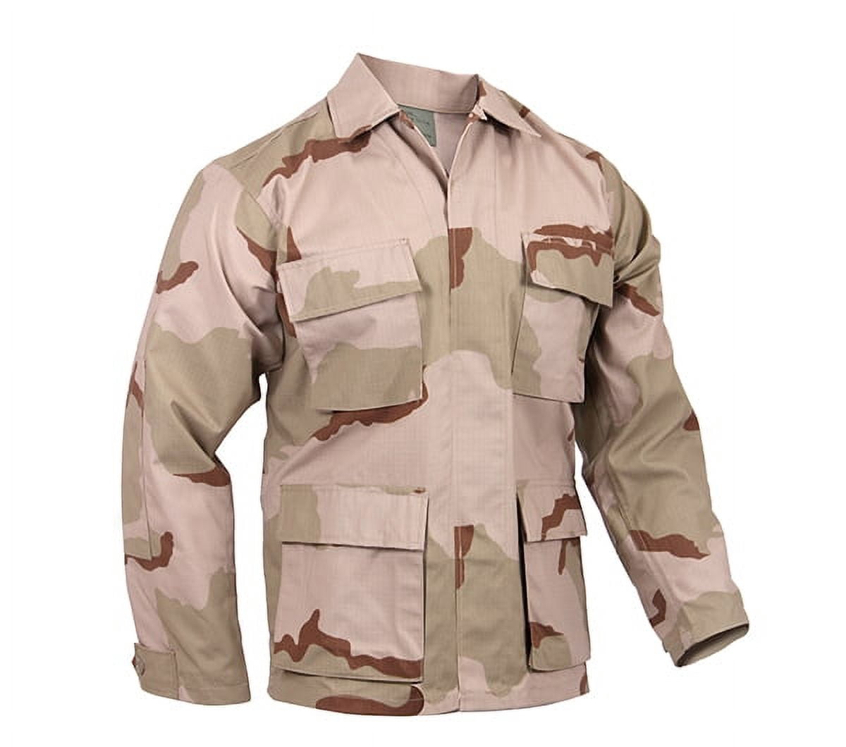 Rothco Tri Color Desert BDU Shirt - 9810 - Medium - Walmart.com