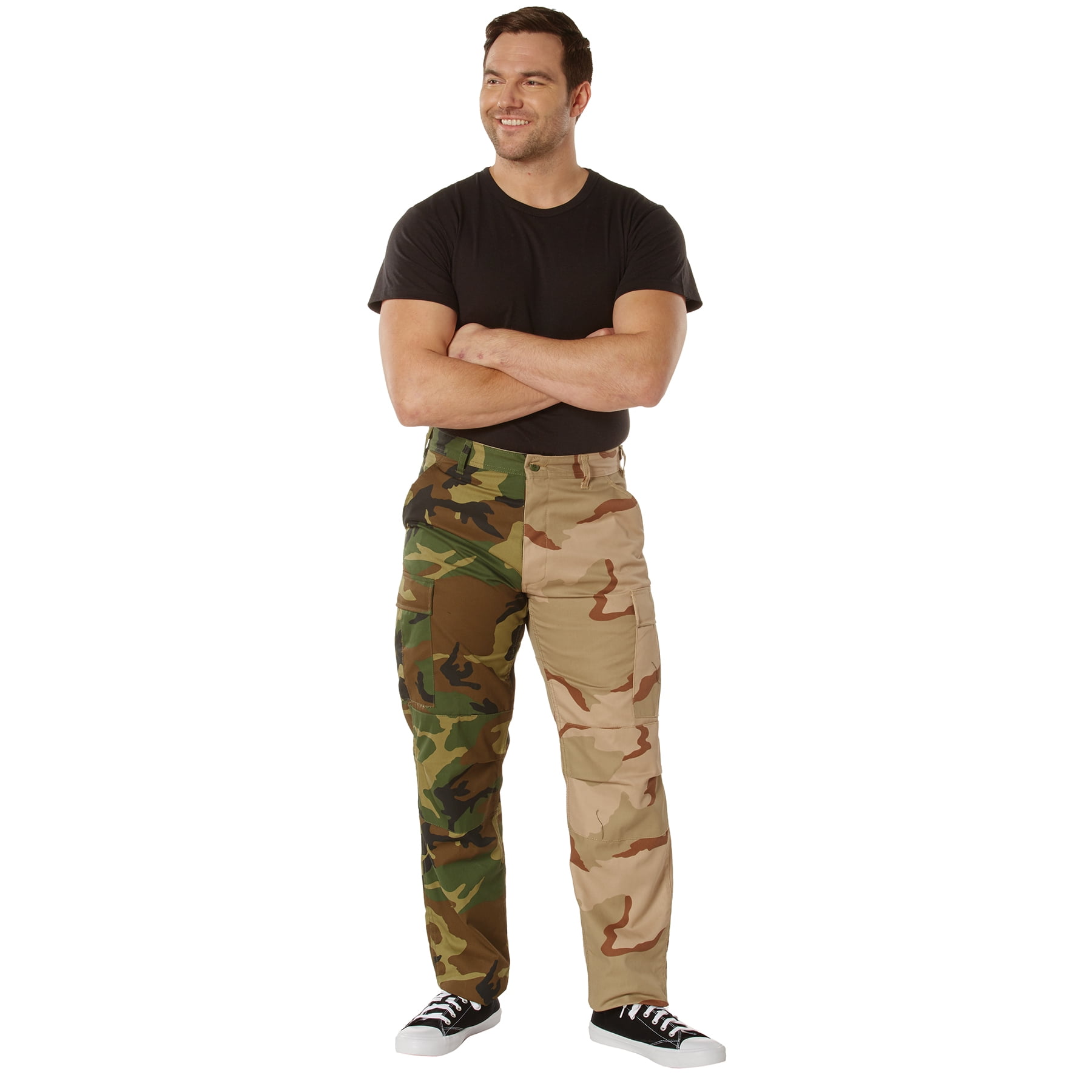 Rothco Two-Tone Camo BDU Pants, Woodland / Tri-Color Camo, XS - Walmart.com