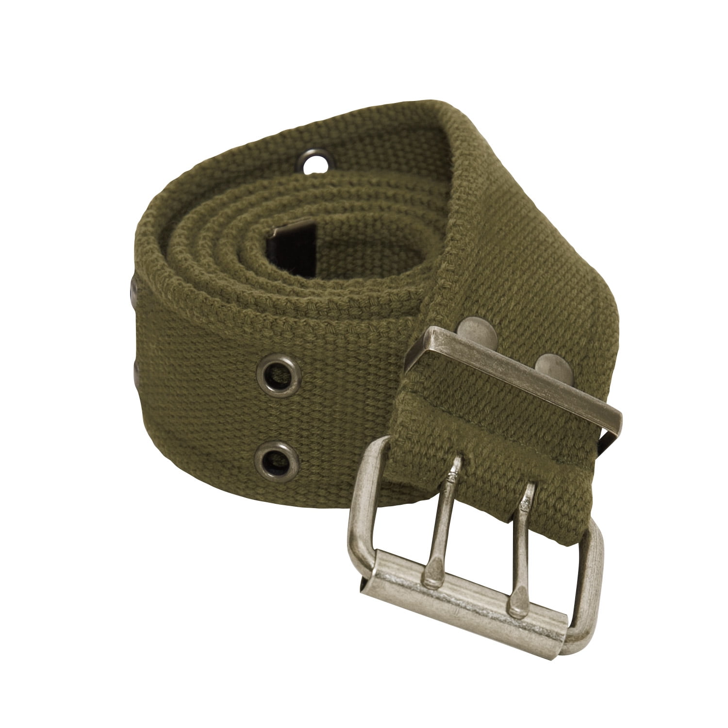 Rothco Vintage Double Prong Buckle Belt,Olive Drab,L - Walmart.com