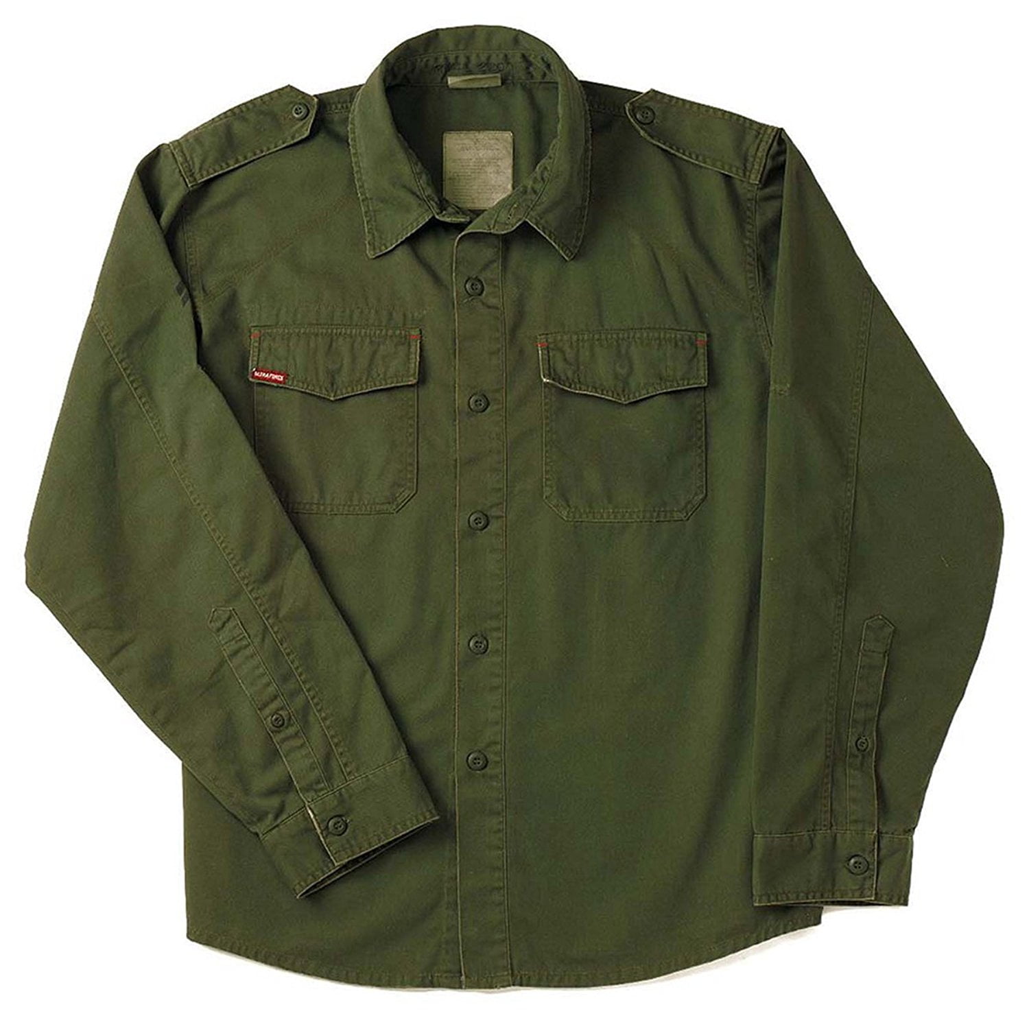 Rothco Vintage Fatigue Shirts Olive Drab 2568 2569 - Walmart.com