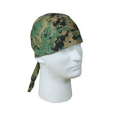 CTM Cotton Camo Do Rag Cap with Premium Lining (Men) - Walmart.com
