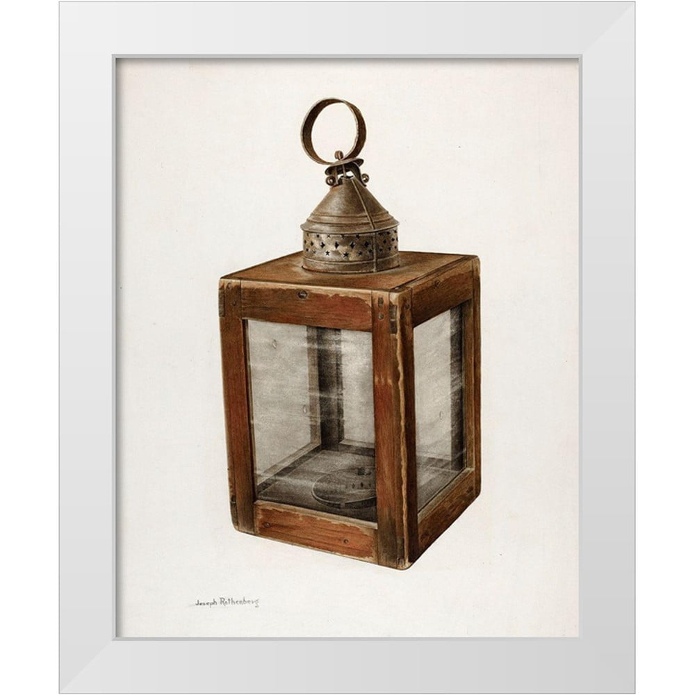Rothenberg, Joseph 26x32 White Modern Wood Framed Museum Art Print ...