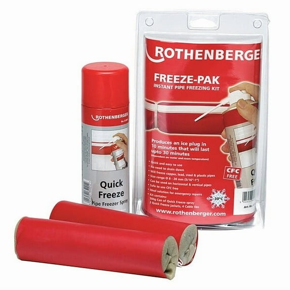 Rothenberger Pipe Freezing Spray Kit,304mL Capacity 1500003034 ...