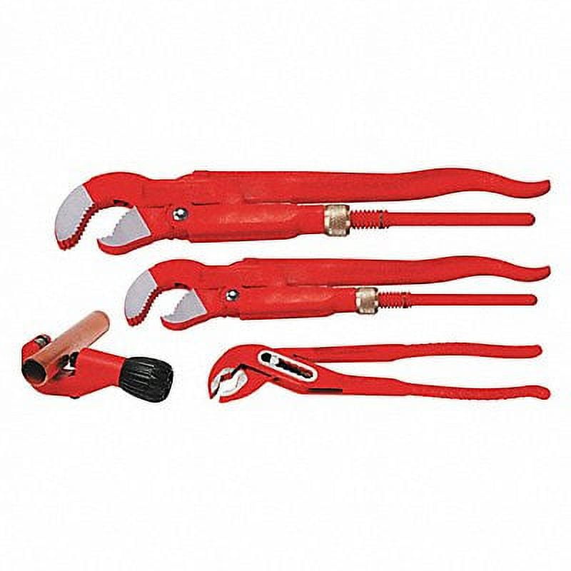 Rothenberger Pipe Wrench Set,Professional,Four-Part 70135X - Walmart.com