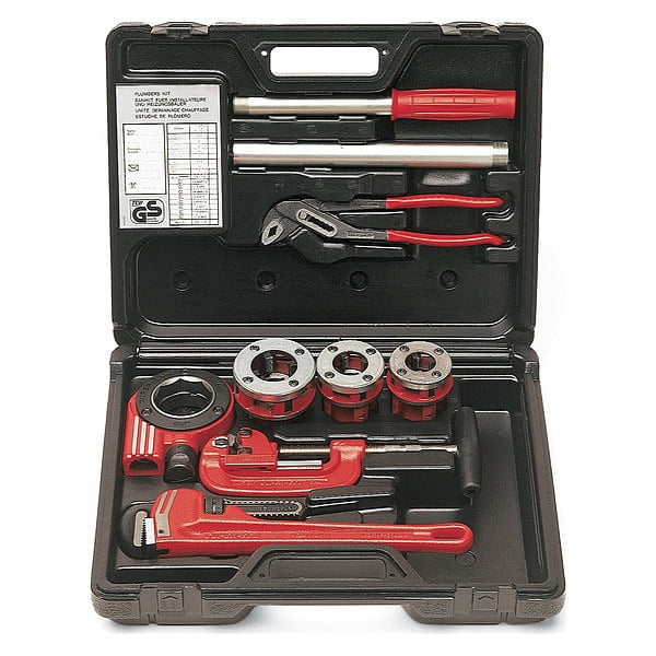 Rothenberger Ratchet Pipe Threader Kit,1/2 to 1" 70614 - Walmart.com