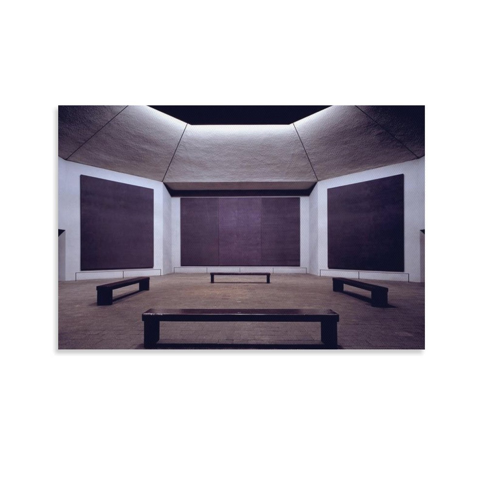 Rothko Chapel 1964 by Mark Rothko Canvas Art Poster and Wall Art ...