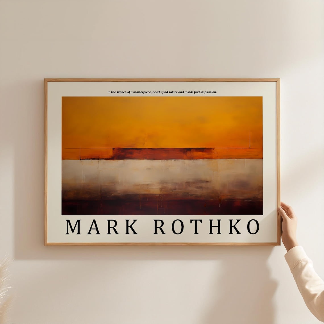 Rothko Poster - Abstract Mark Rothko Painting, Museum Quality Poster ...