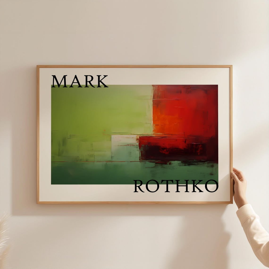 Rothko Poster - Abstract Mark Rothko Painting, Museum Quality Poster ...