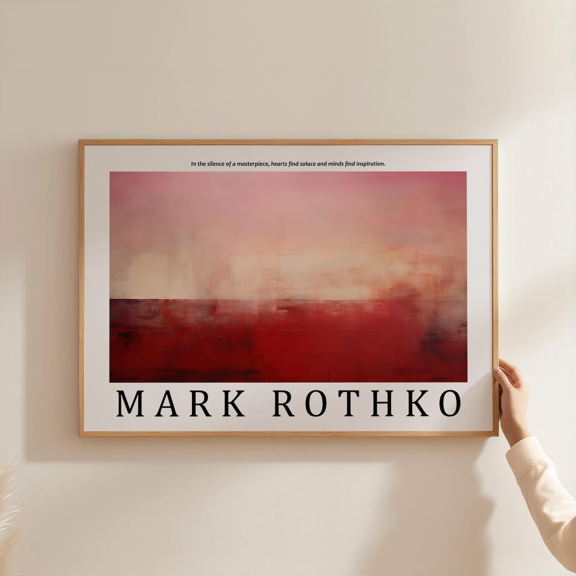 Rothko Poster - Abstract Mark Rothko Painting, Museum Quality Poster ...