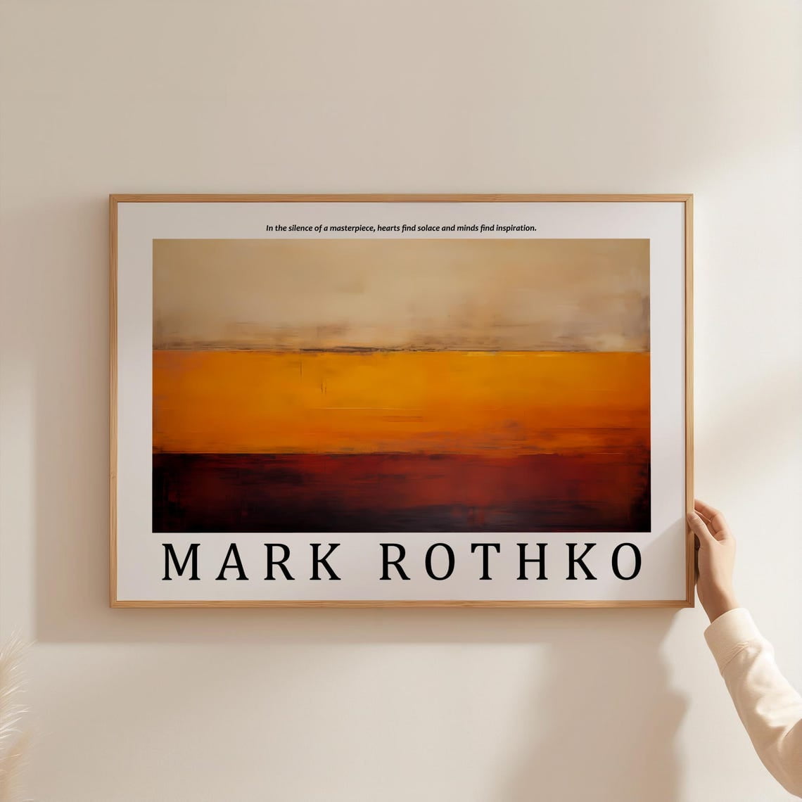 Rothko Poster - Abstract Mark Rothko Painting, Museum Quality Poster ...