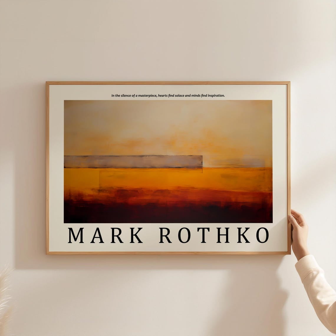 Rothko Poster - Abstract Mark Rothko Painting, Museum Quality Poster ...