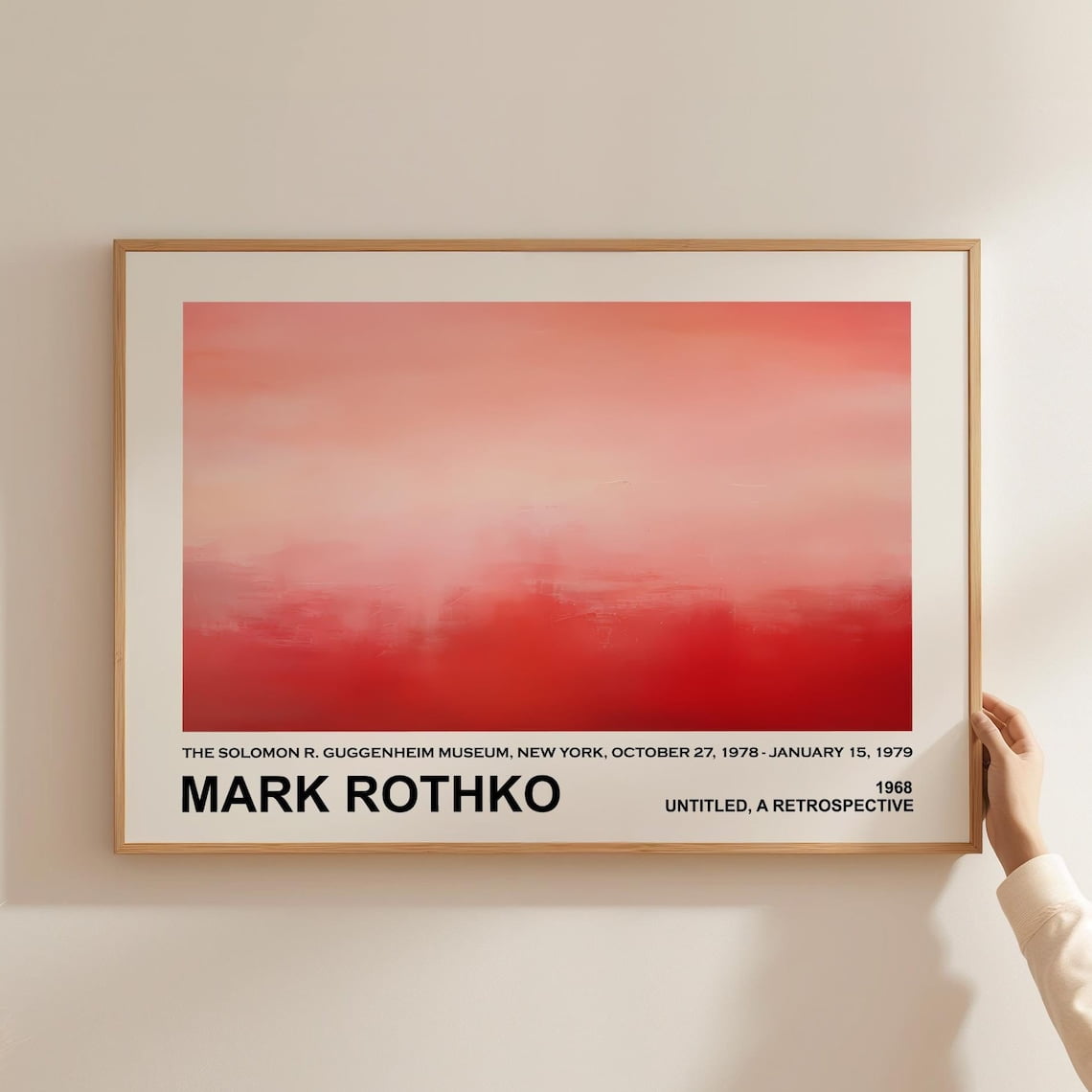 Rothko Poster - Abstract Mark Rothko Painting, Museum Quality Poster ...