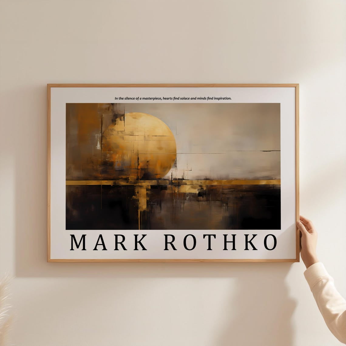 Rothko Poster - Abstract Mark Rothko Painting, Museum Quality Poster ...