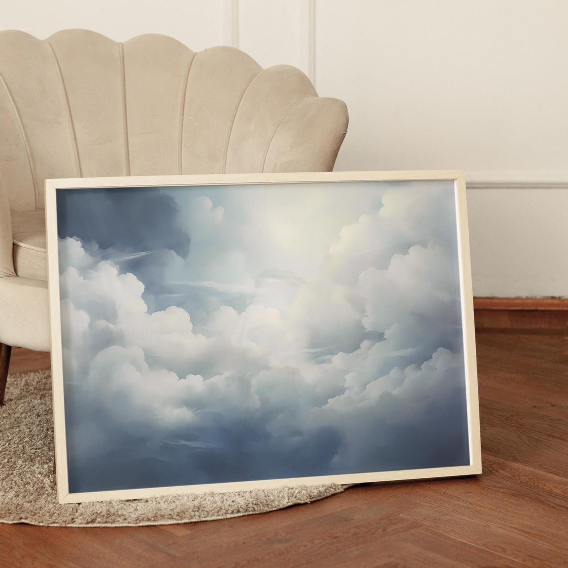 Rothko Poster - Clouds, Abstract Mark Rothko Painting, Museum Quality ...