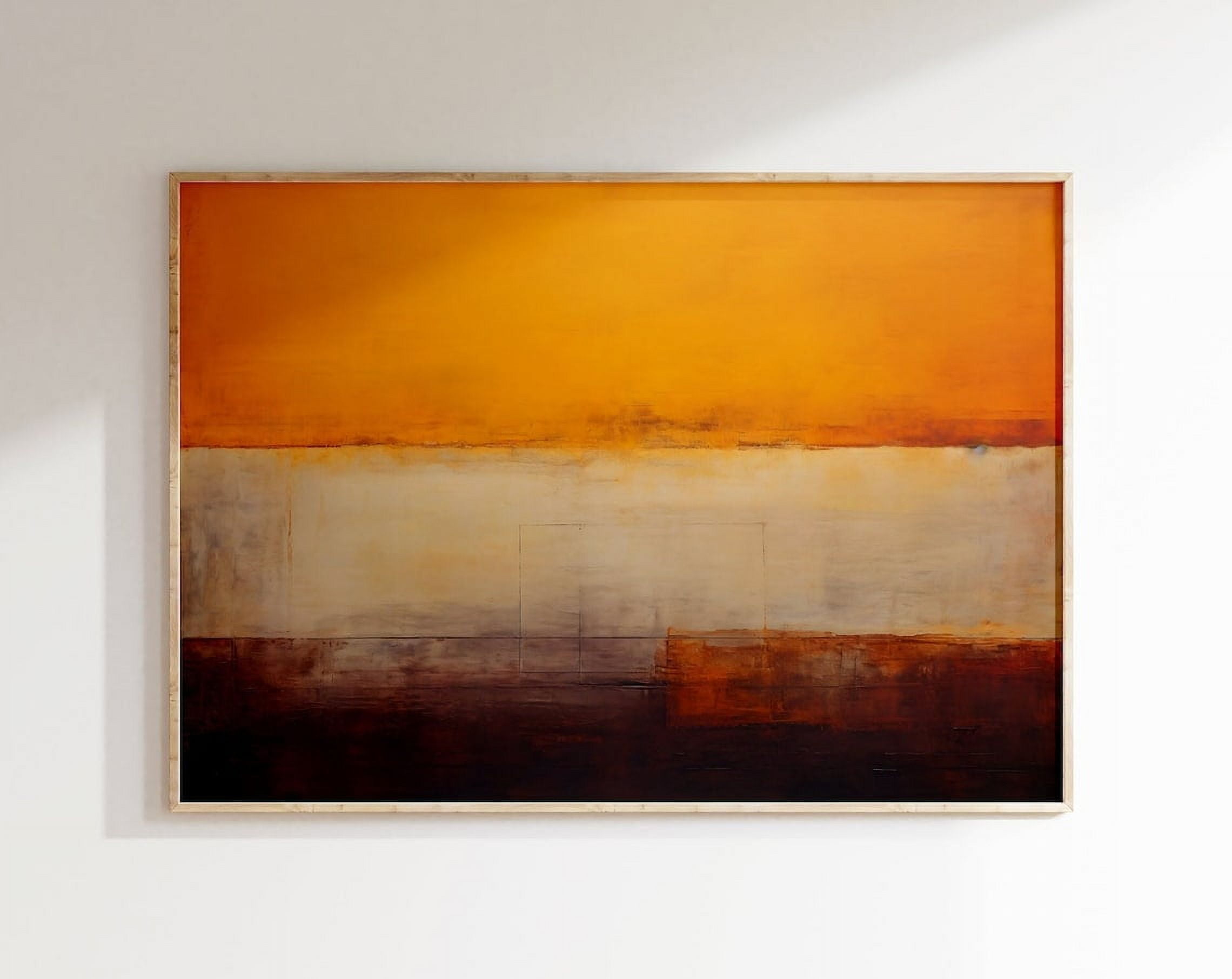 Rothko Poster - Museum Quality Abstract Mark Rothko Poster, Horizontal ...