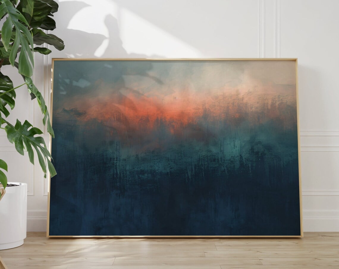 Rothko Poster - Museum Quality Abstract Mark Rothko Poster, Horizontal ...