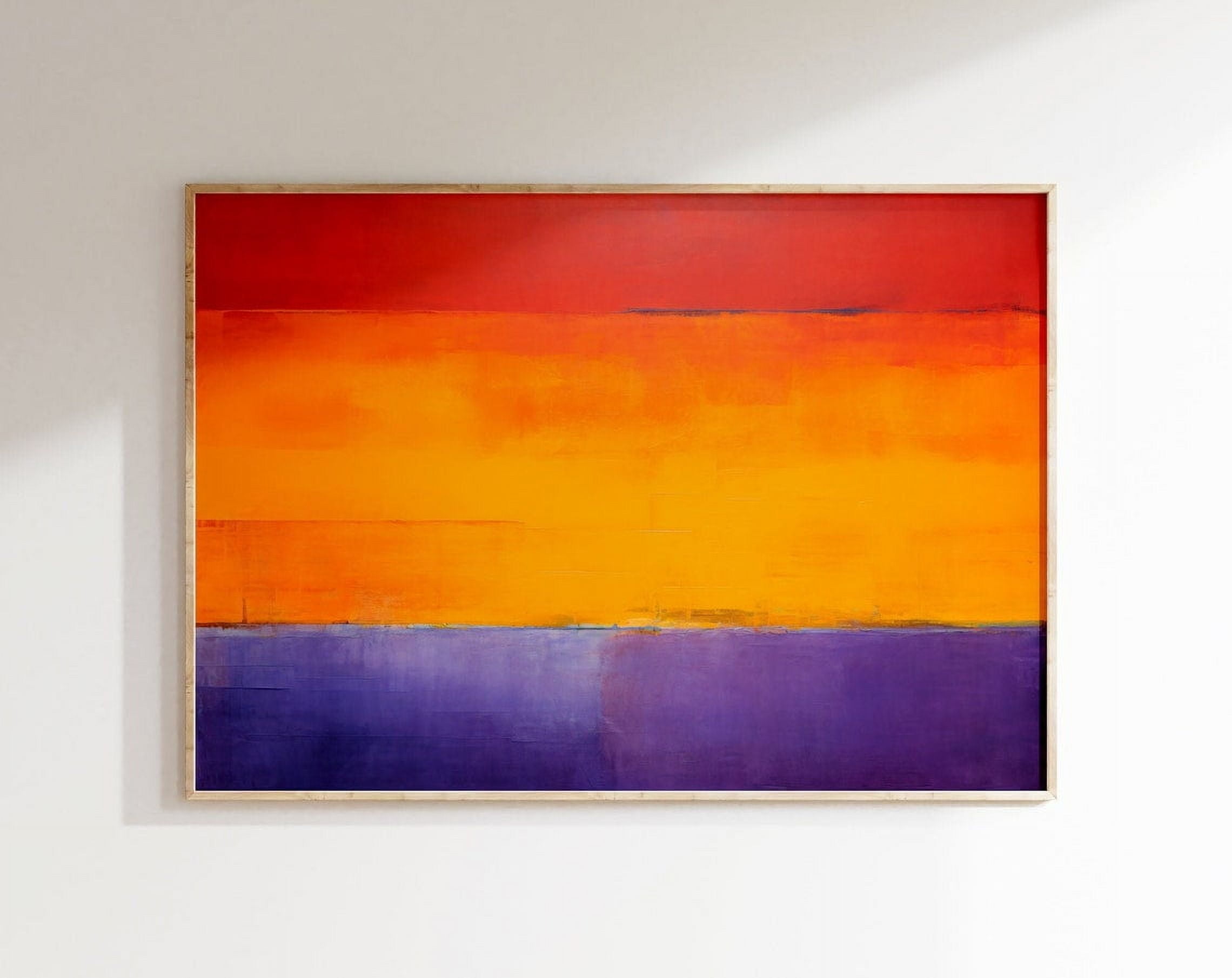 Rothko Poster - Museum Quality Abstract Mark Rothko Poster, Horizontal ...