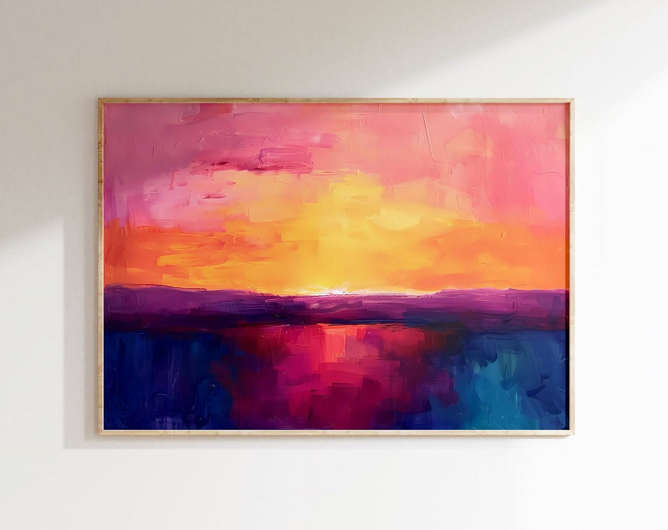 Rothko Poster - Museum Quality Abstract Mark Rothko Poster, Horizontal ...