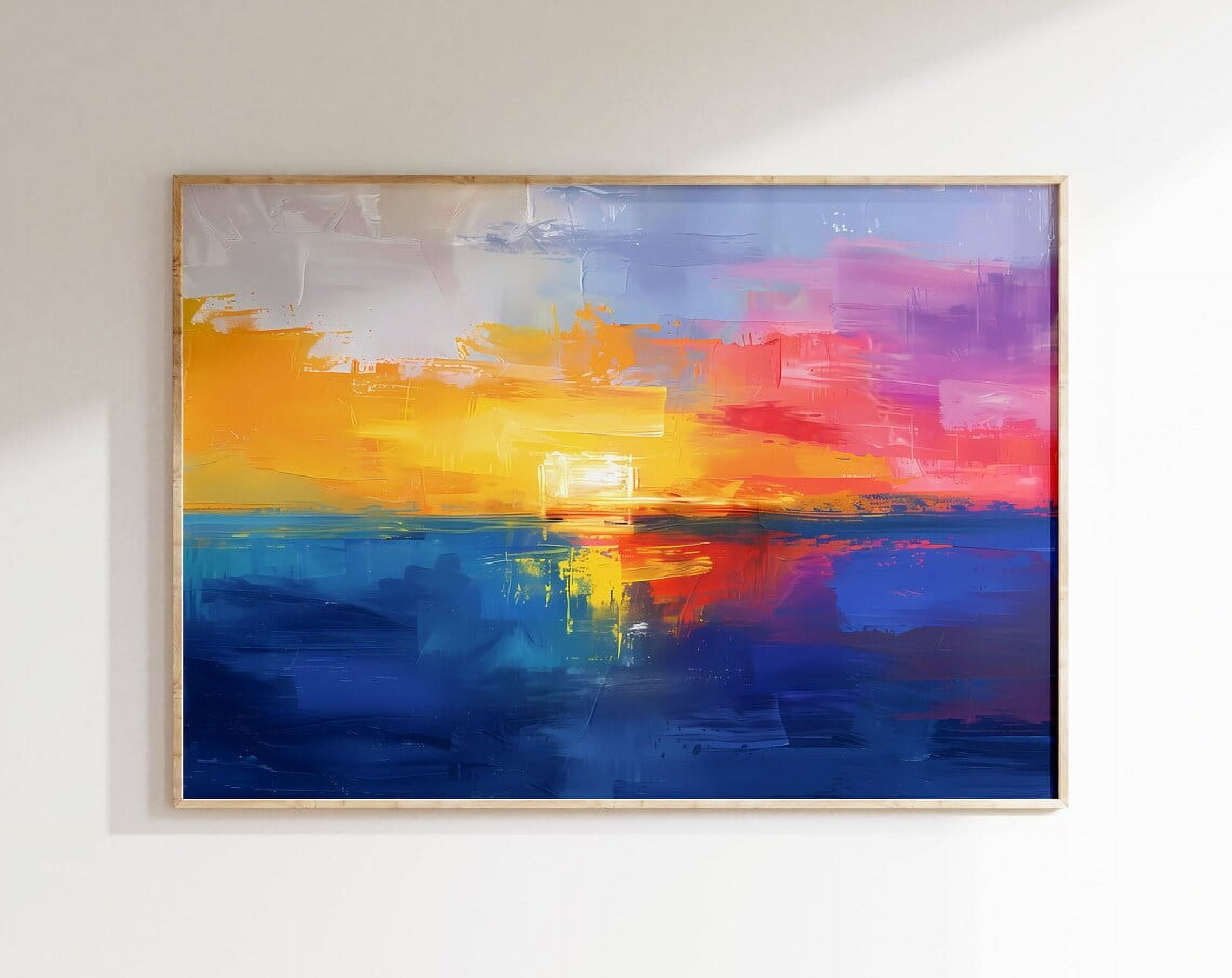 Rothko Poster - Museum Quality Abstract Mark Rothko Poster, Horizontal ...