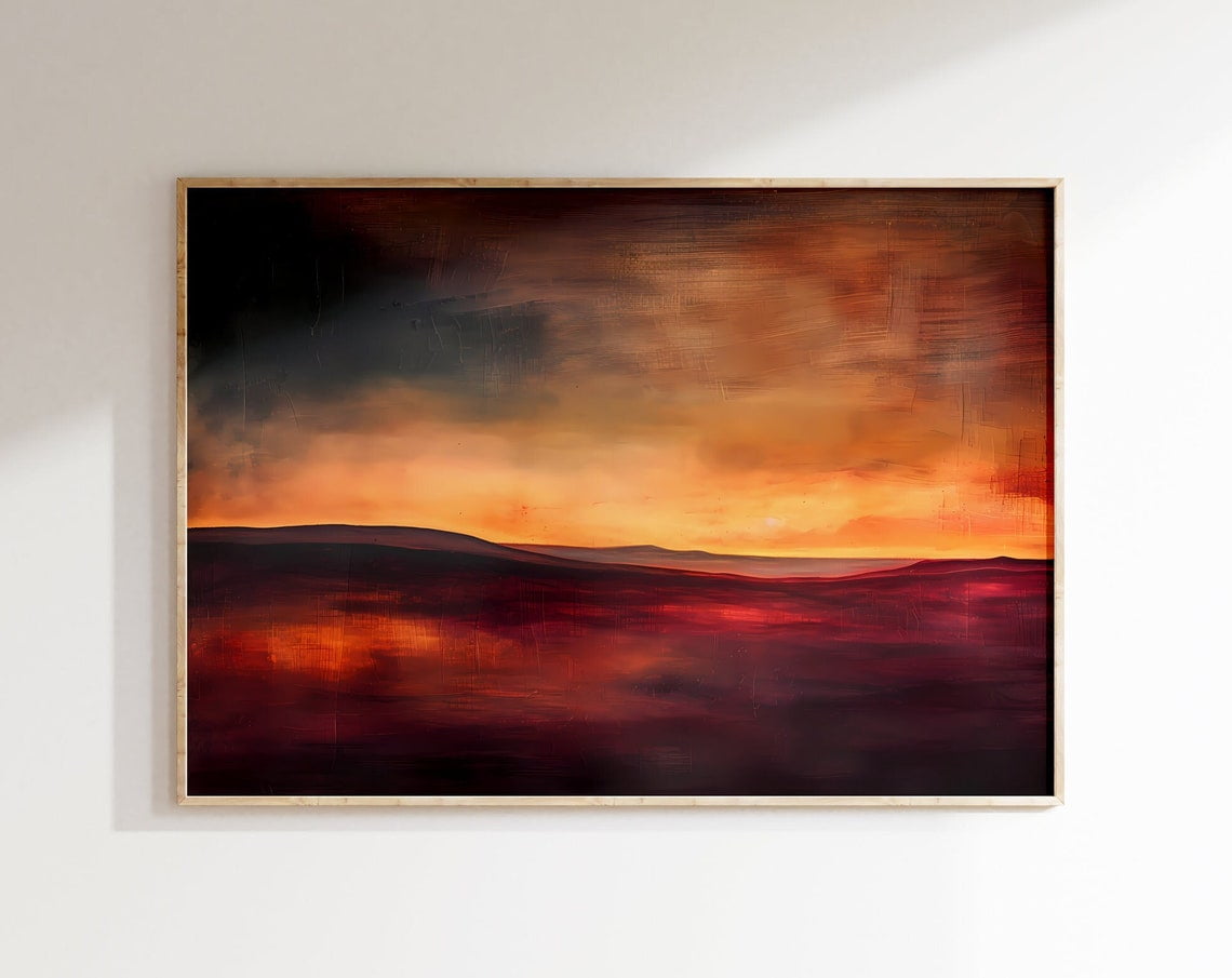 Rothko Poster - Museum Quality Abstract Mark Rothko Poster, Horizontal ...