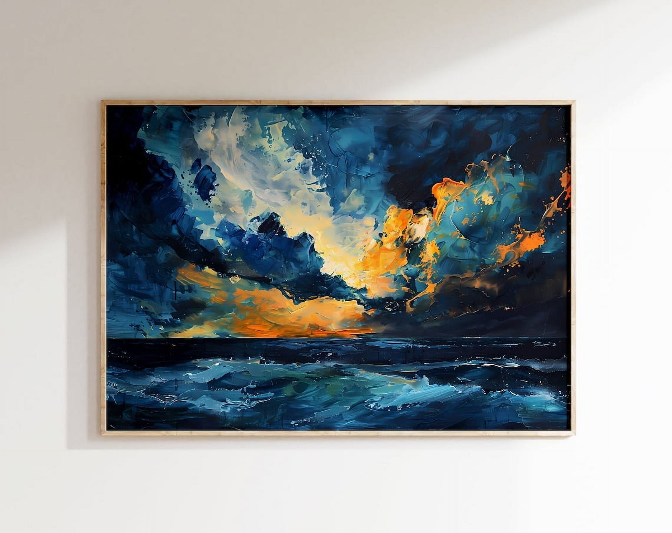 Rothko Poster - Sea, Museum Quality Abstract Mark Rothko Poster ...