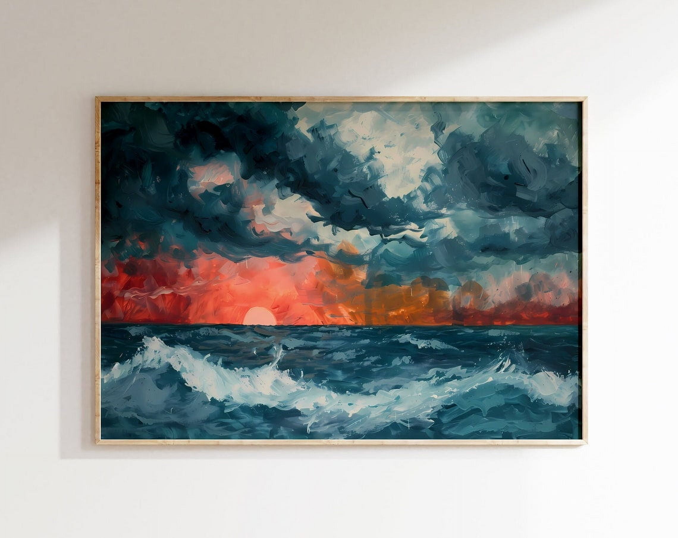 Rothko Poster - Sunset, Museum Quality Abstract Mark Rothko Poster ...