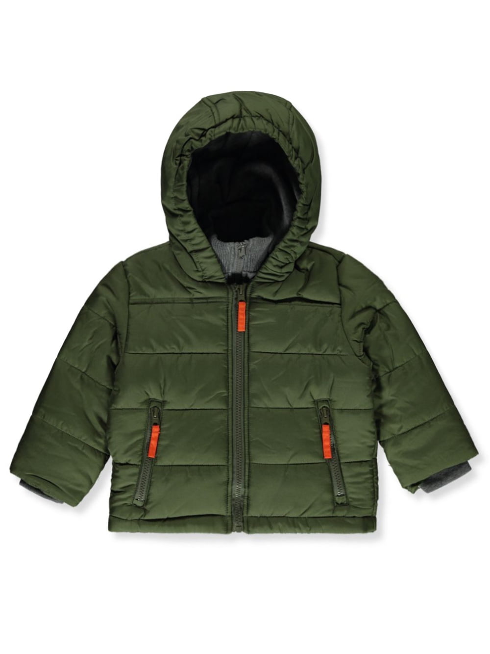 Rothschild Baby Boys' Bibbed Puffer Jacket - olive, 12 months (Infant ...