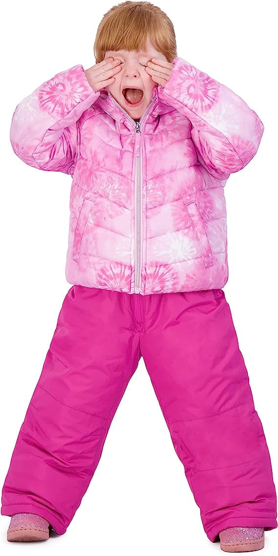Rothschild Girls' Ski Jacket and Snowbib Snowsuit Set - Walmart.com